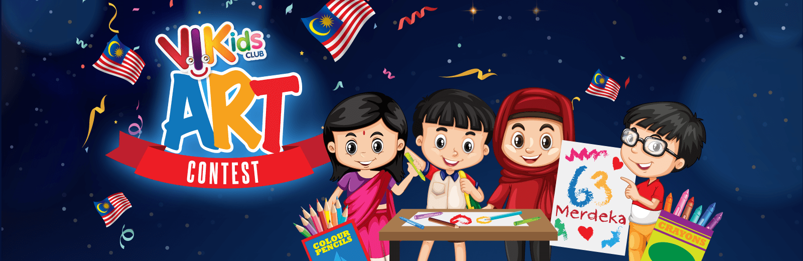 Vikids Merdeka Art Contest - Alamanda Shopping Centre