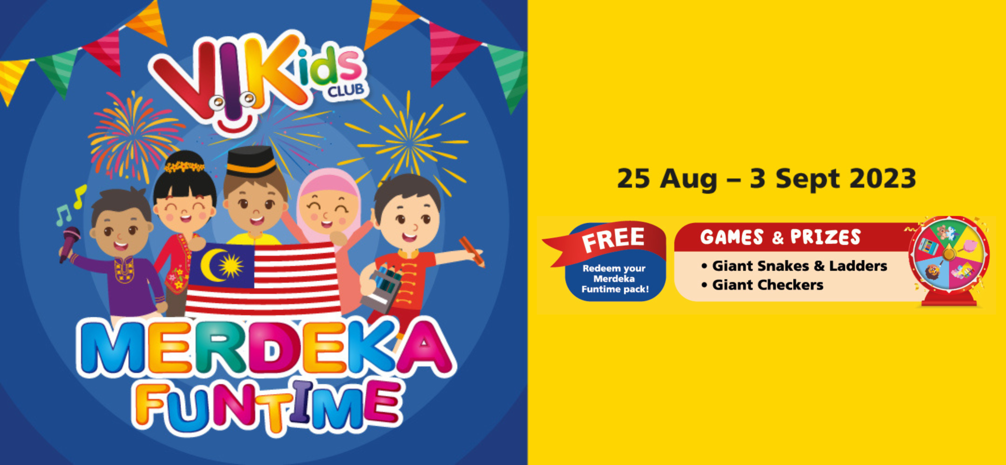 Merdeka + Vikids Funtime 2023 - Alamanda Shopping Centre